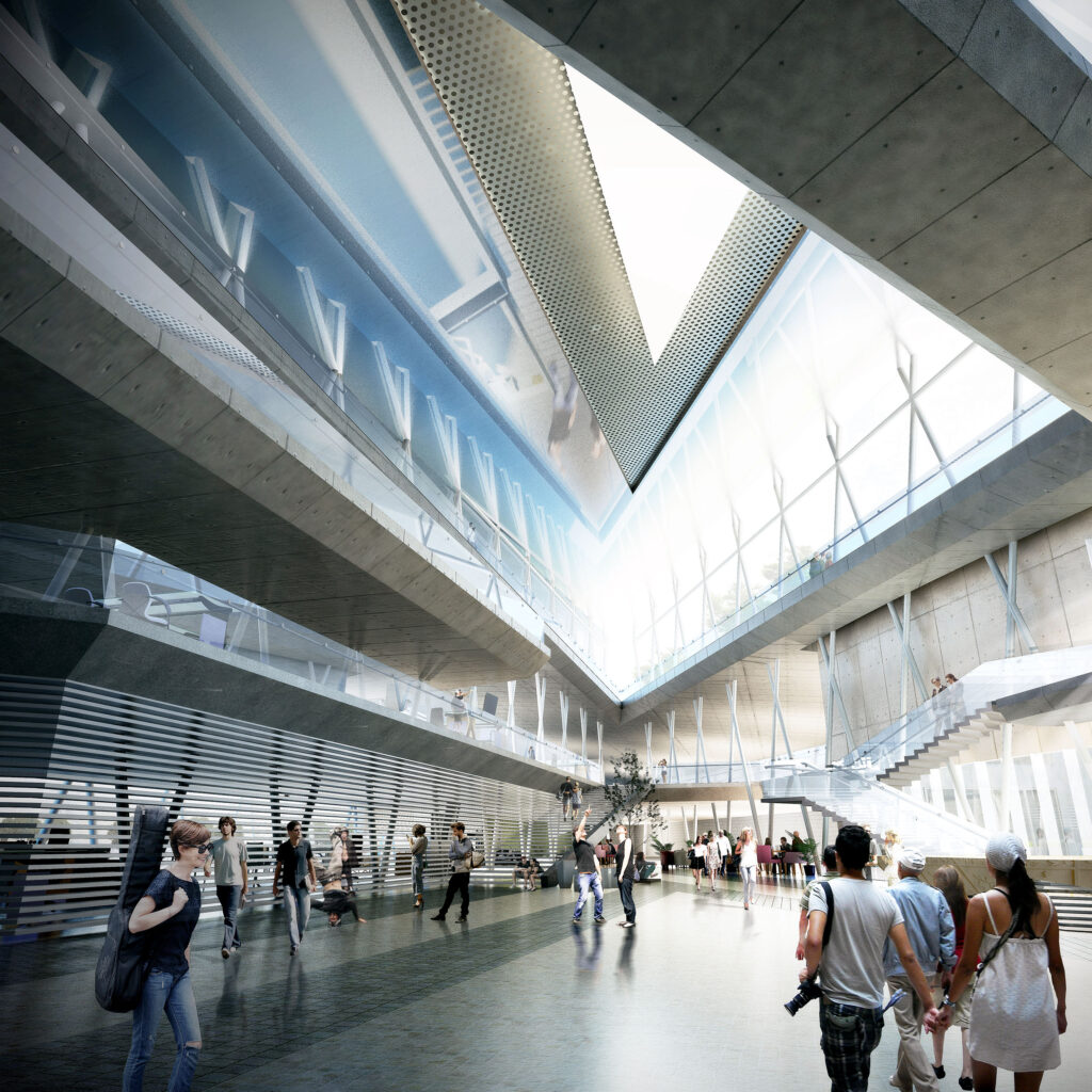 Trianglmnant : Ryde Civic Center - TheeAe Architects