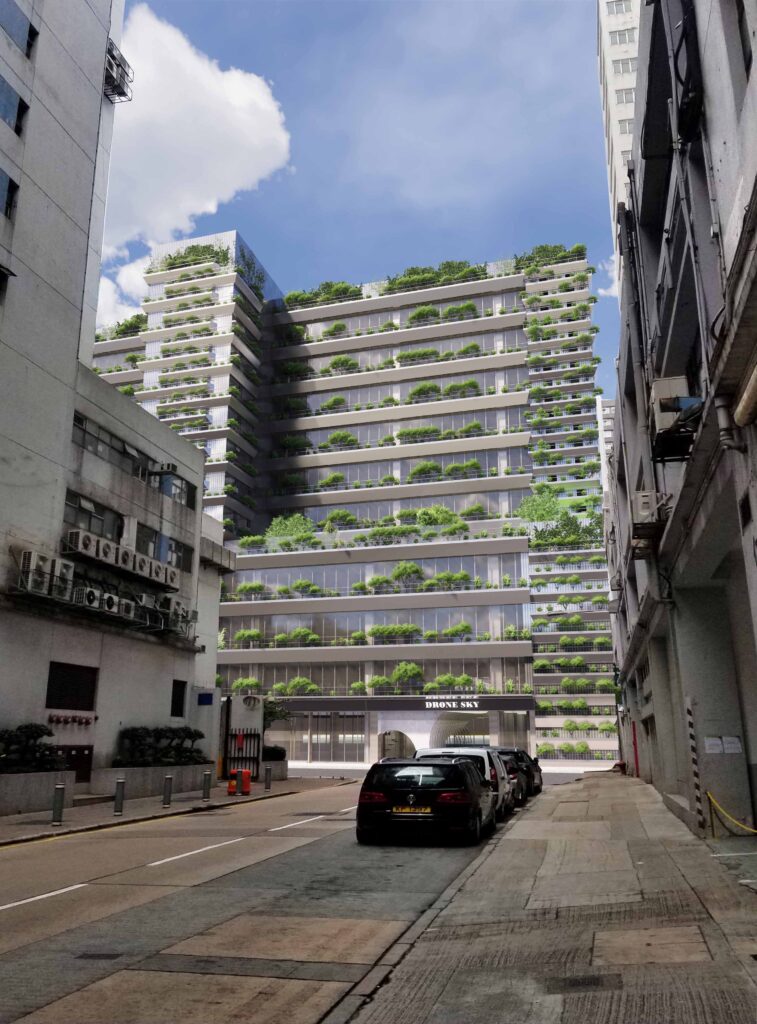 Green Facade Cheung Wah - TheeAe Architects